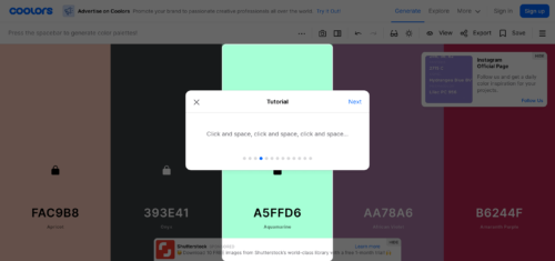 サイトの色をツールを使ってサクッと決定。Coolorsの使い方をステップバイステップで解説します | MEGU WORLD